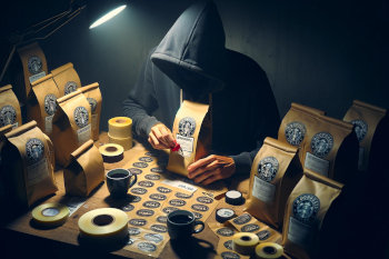 Counterfeit Coffee • Oil Slick Coffee